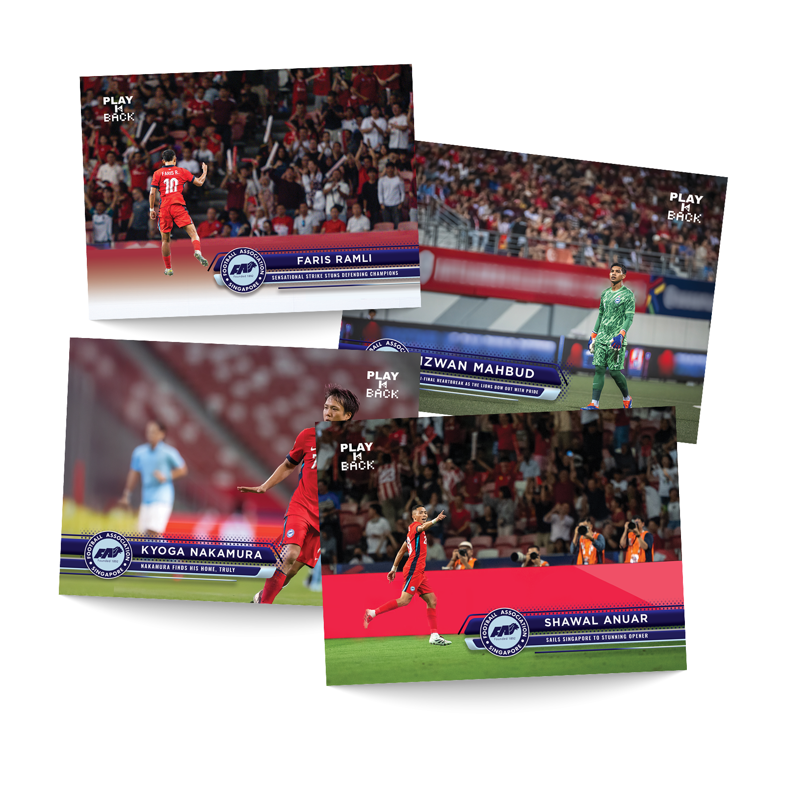2025 PLAY-IT-BACK Moment - 2024 AFF Championship 4-card Set – Playback Asia